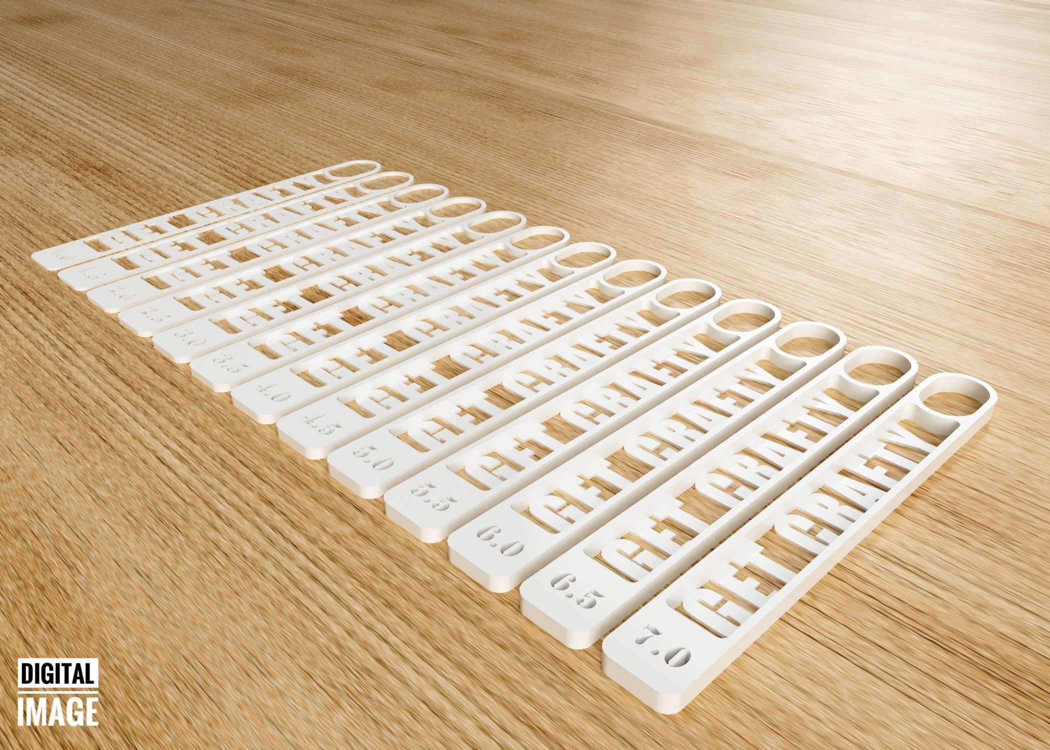 Rolling Depth Guides for Clay and Cookie Cutters - 13 Sizes - Etsy