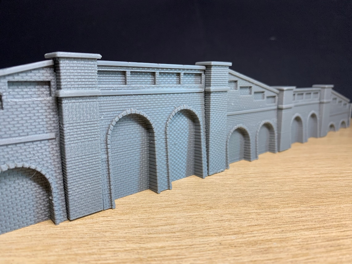 N Gauge Retaining Walls for Model Railways - 1:148 Scale -digital ...