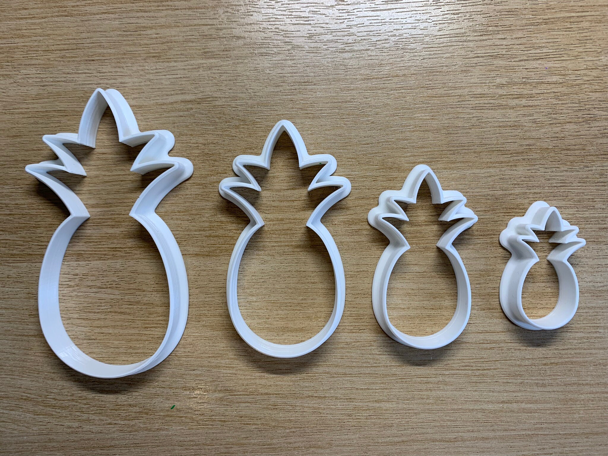 Pineapple Shaped Cookie Cutters 4 Sizes - Etsy