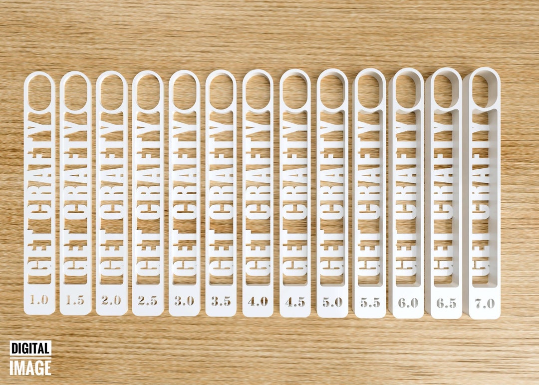 Rolling Depth Guides for Clay and Cookie Cutters - 13 Sizes - Etsy