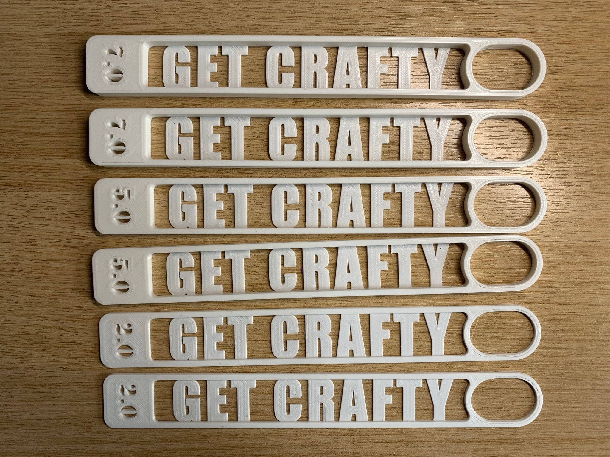 Rolling Depth Guides for Clay and Cookie Cutters - 13 Sizes - Etsy