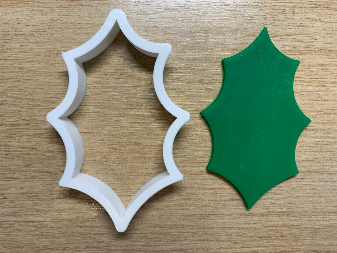 Holly Leaf Shaped Cookie Cutters - 4 Sizes - Etsy