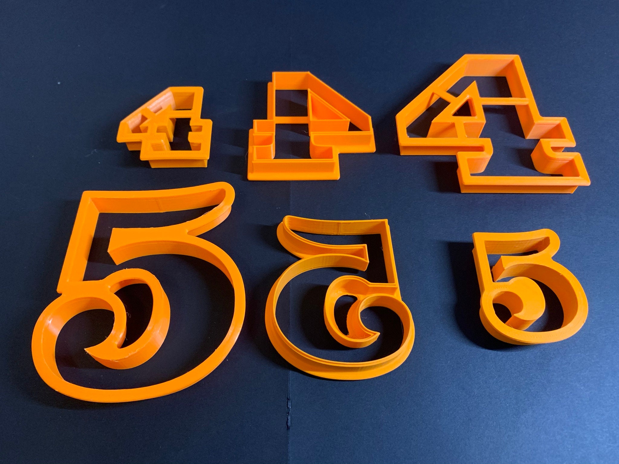 Cookie Cutter Numbers in 3 Sizes - Etsy