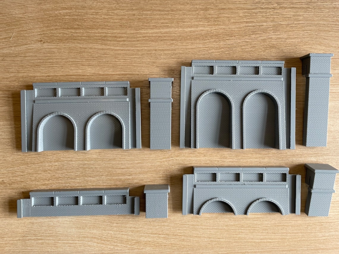 OO Gauge Retaining Walls for Model Railways - 1:76 Scale -digital ...