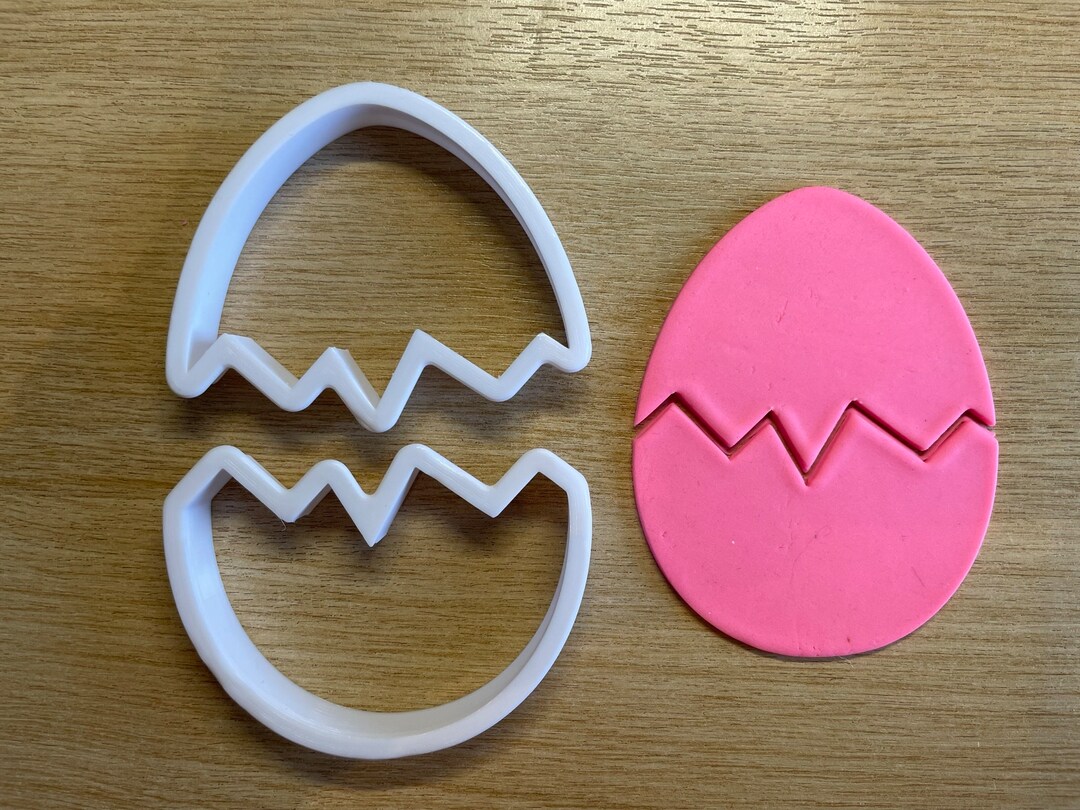 Easter Eggs Cracked Shaped Cookie Cutters - 4 Sizes - Etsy