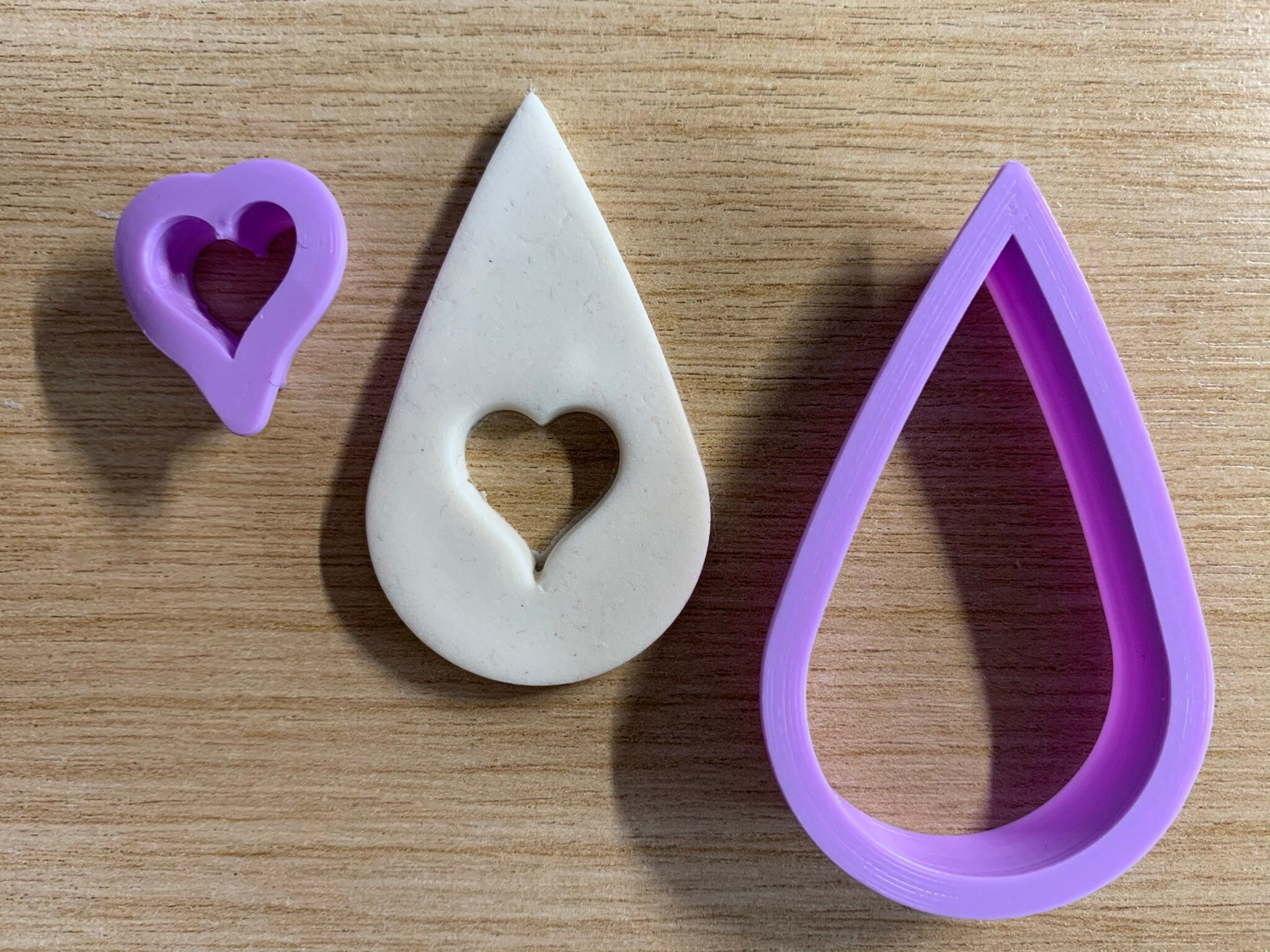 Droplet Polymer Clay Cutters 10 Sizes Raindrop Teardrop | Etsy UK
