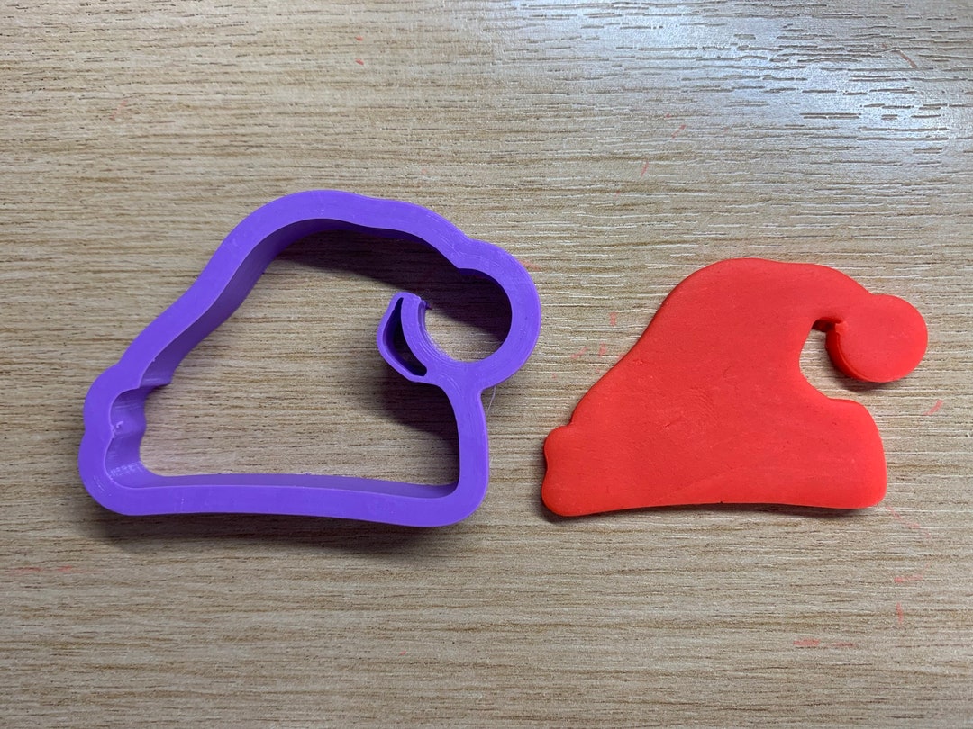 Father Christmas/santa Hat Shaped Polymer Clay Cutters - 10 Size - Etsy