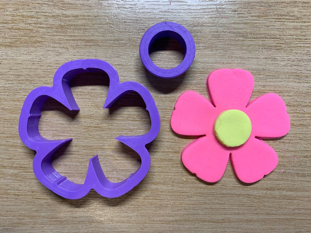 Primrose With Centre Shaped Polymer Clay Cutters - 10 Size - Etsy