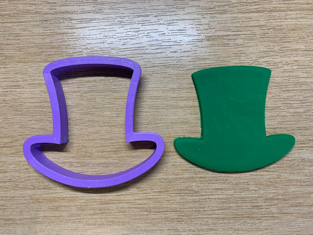 Leprechaun Hat/ Top Hat Shaped Polymer Clay Cutters - 10 Size - Etsy