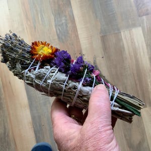 Spring Floral White Sage Smudge | Spring Cleansing Smudge Bundle ...