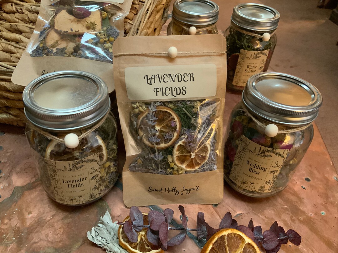 9 OZ. LAVENDER FIELDS Simmer Pot Potpourri | Simmer Pot Potpourri ...