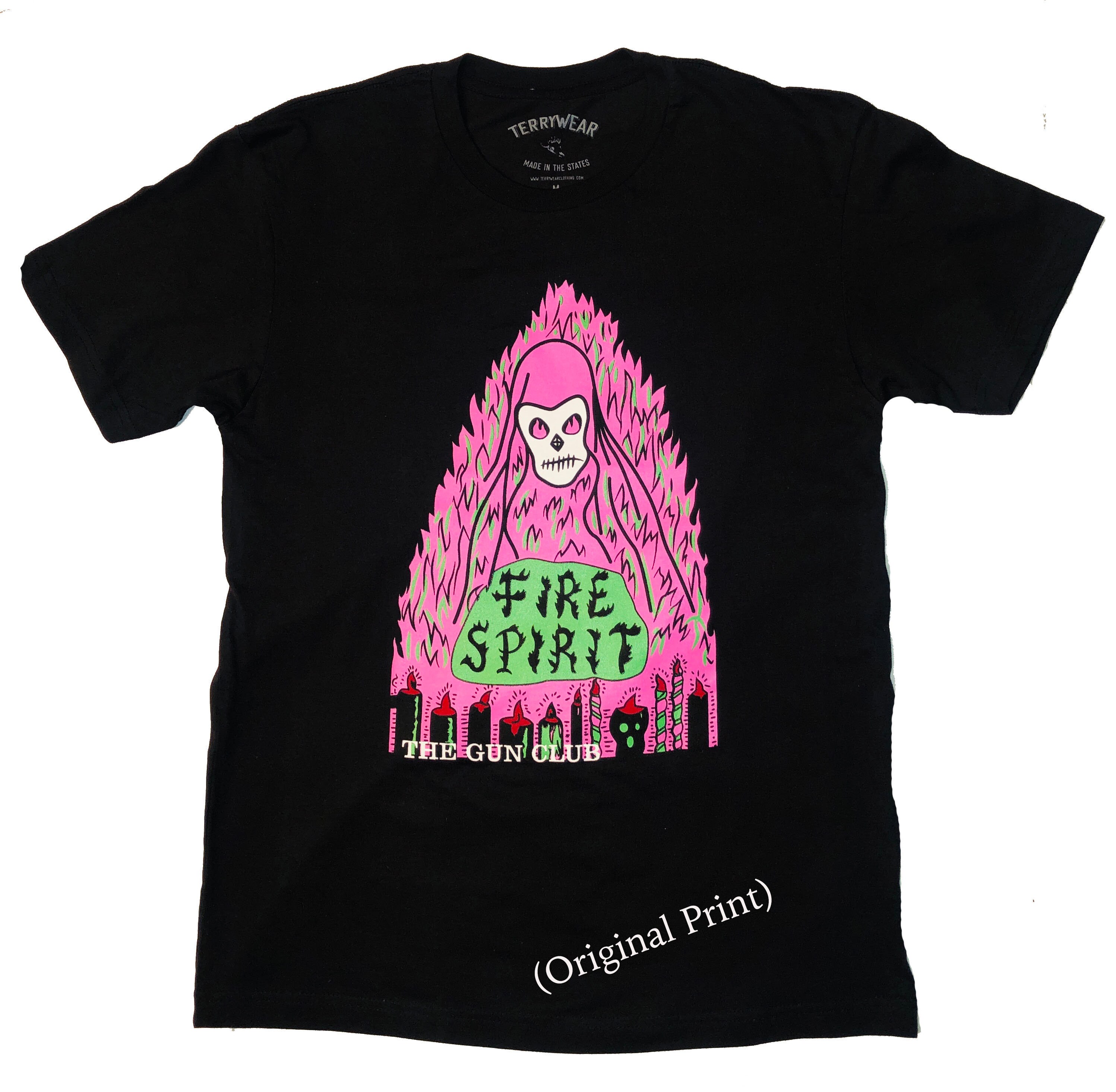 Fire Spirit Black (original Print) - Etsy