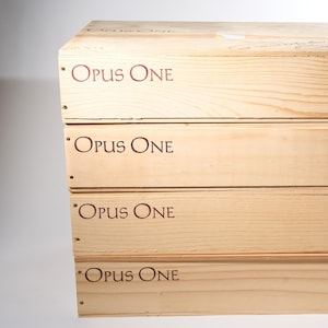 Opus One Empty Wood Wine Crates 1999-2004 Vintage - Etsy
