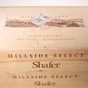 Vintage Shafer Hillside Select Empty Wood Wine Crates With Lids - Etsy