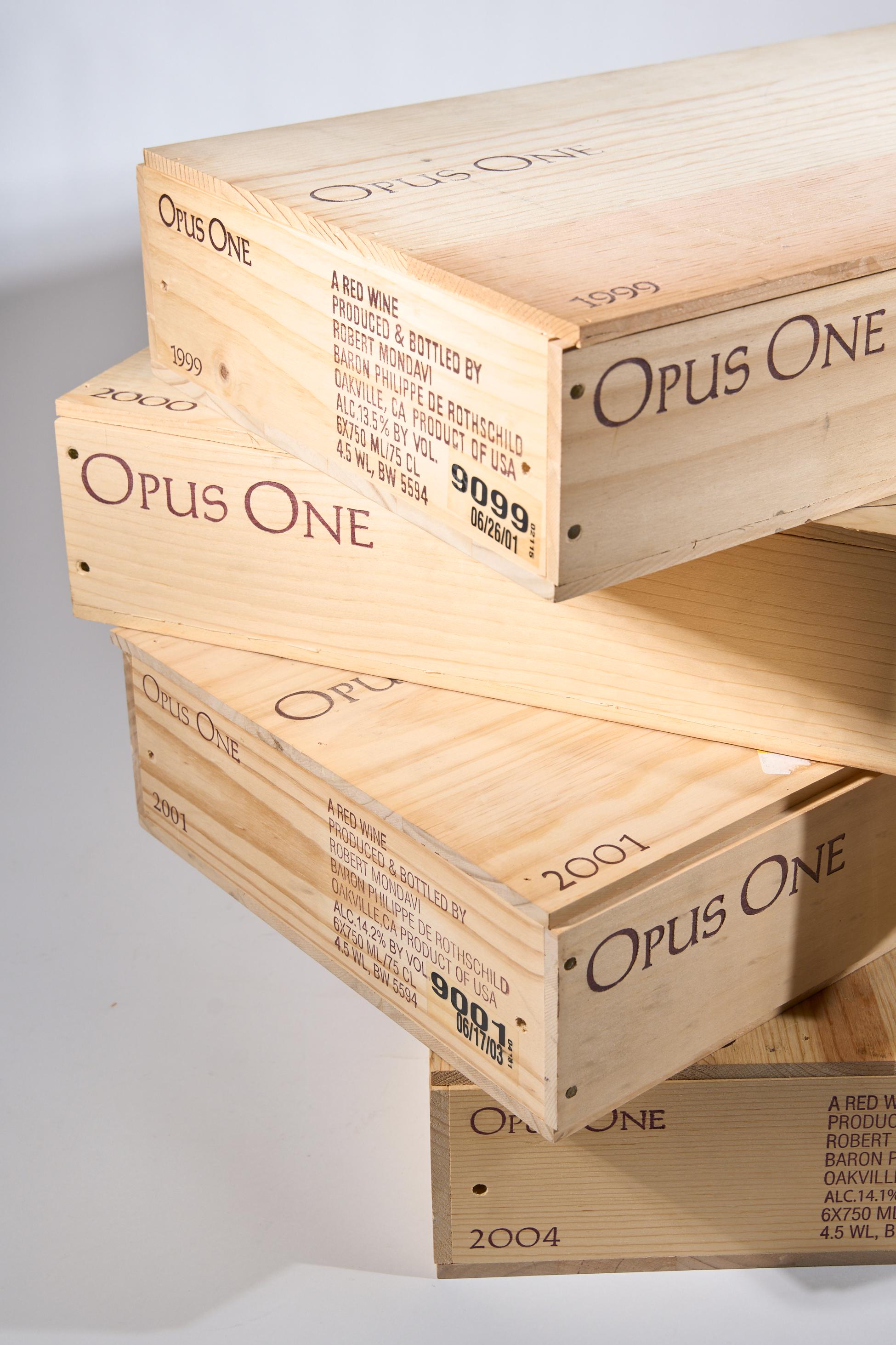 Opus One Empty Wood Wine Crates 1999-2004 Vintage - Etsy