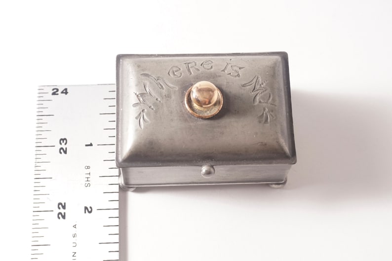 Vintage Simpson Hall Miller Tiny Jewelry Box - Etsy