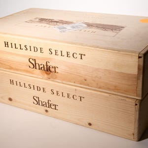 Vintage Shafer Hillside Select Empty Wood Wine Crates With Lids - Etsy