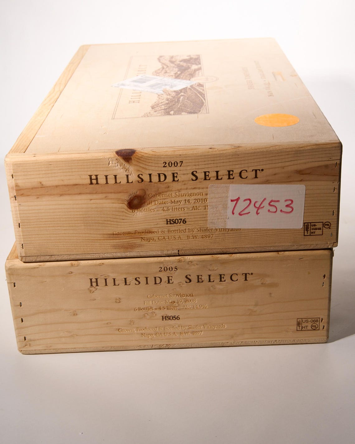 Vintage Shafer Hillside Select Empty Wood Wine Crates With Lids - Etsy