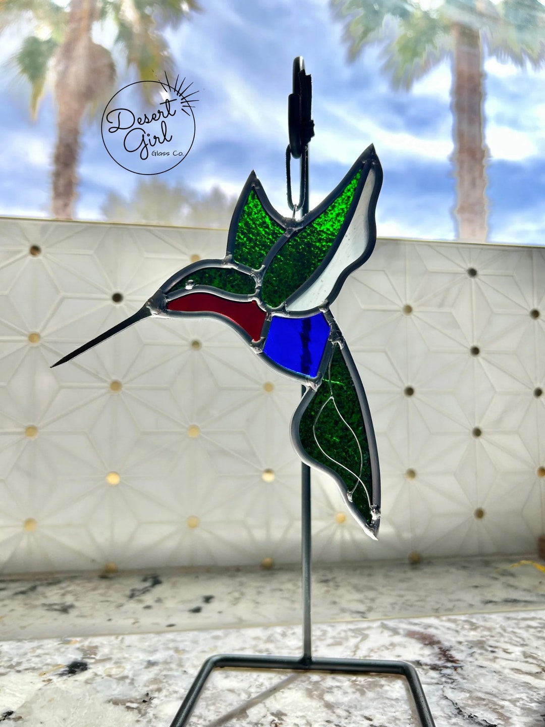 Stained Glass Hummingbird - Etsy