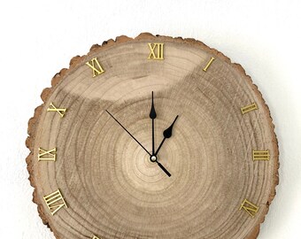 Log Clock | Etsy