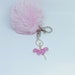 FURRY KEYCHAIN , POM Pom Key Ring , Purse Keychain , Cute Keychain ...