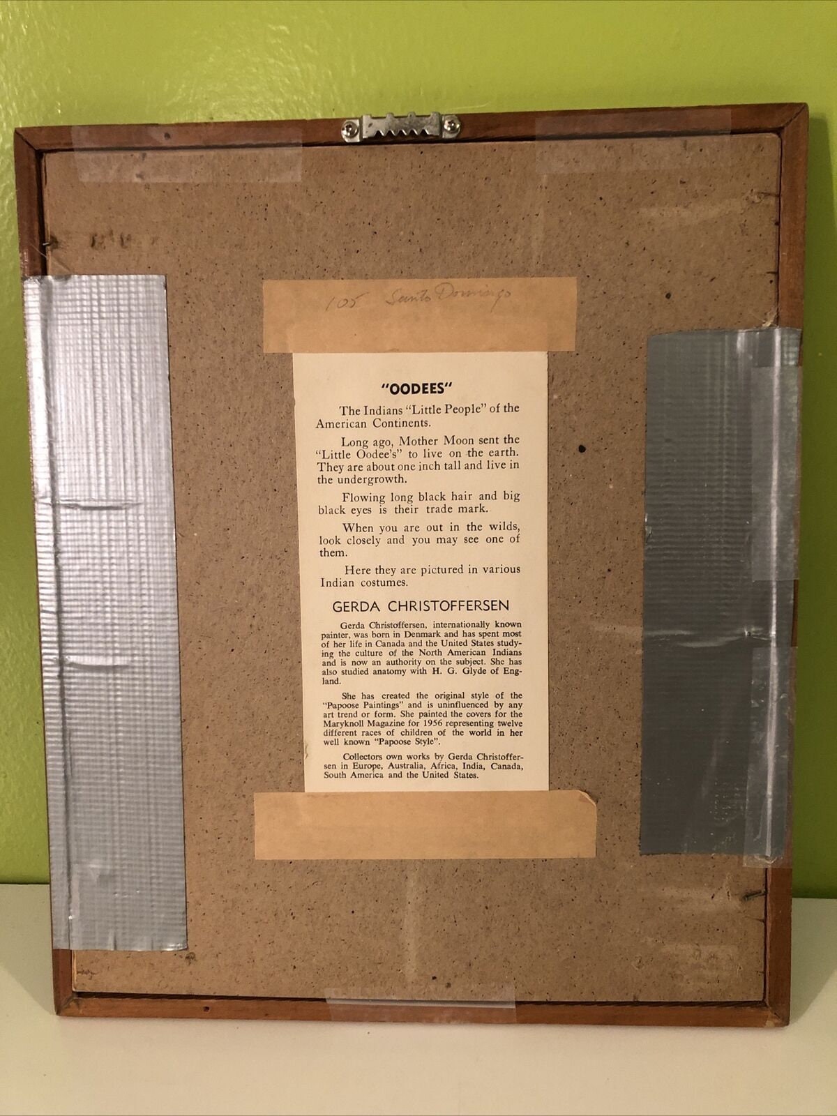 Vintage 1950s Gerda Christoffersen Oodees Santo Domingo 105 - Etsy