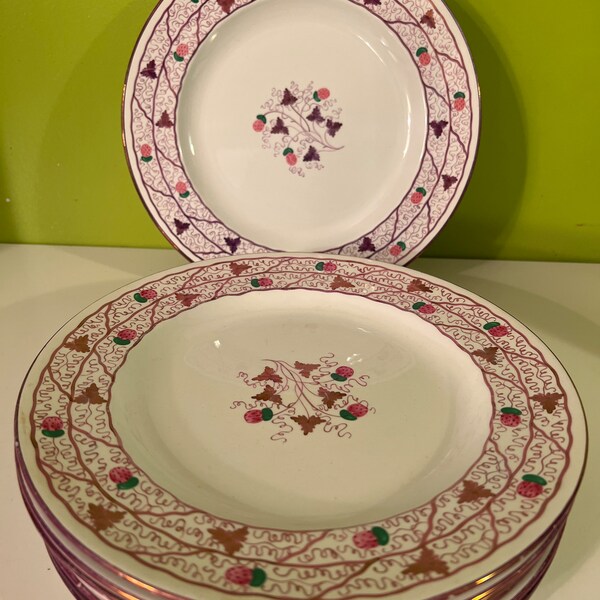 Antique Pink Lusterware - Etsy