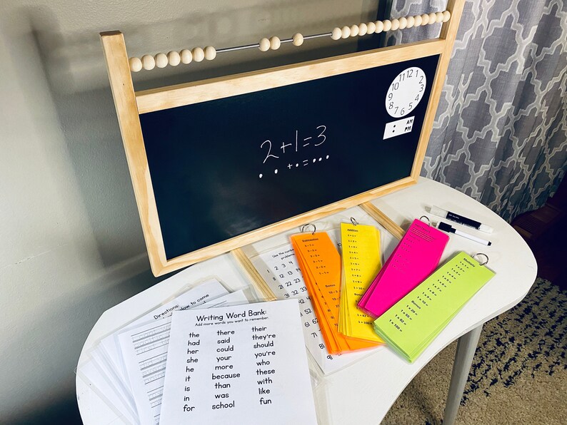 Reusable Elementary Writing, Tracing and Counting Laminated Worksheets ...