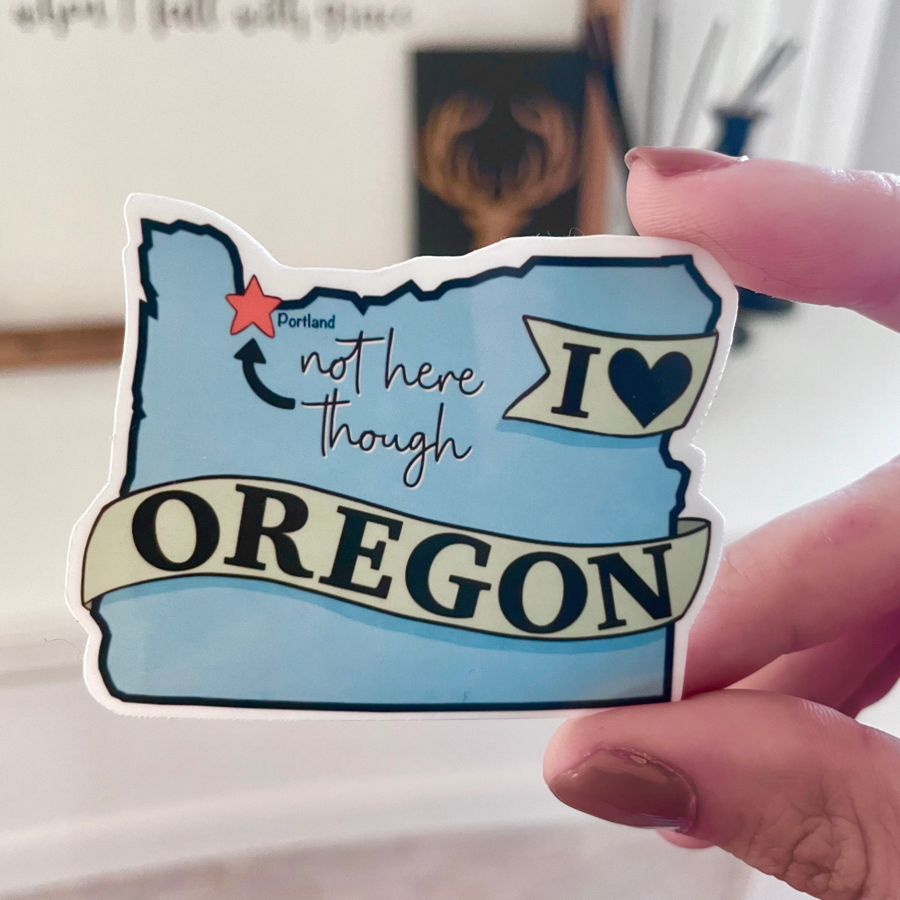 Oregon Sticker | Anti Liberal Decal | State Sticker | Republican ...