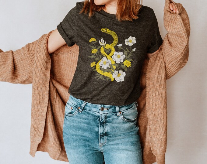 Gadsden Floral Shirt, Don't Tread on Anyone, Gadsden Flag Tee, Anti ...
