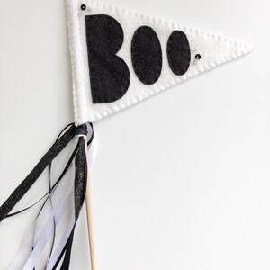 Handmade Felt Halloween Flag, Halloween Pennant, Boo Flag, Boo Pennant ...