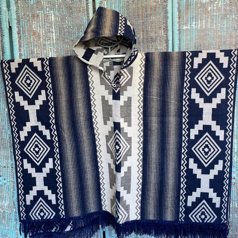 Poncho Jacket - Etsy