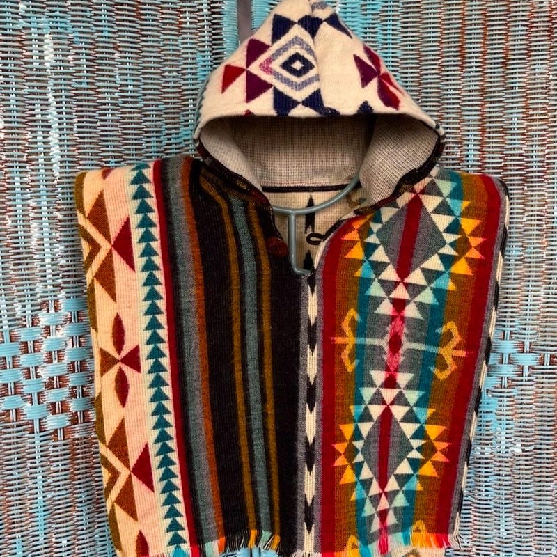 Mexican Kids Poncho - Etsy UK