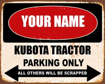 Kubota Parking Sign - Etsy
