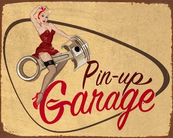 Pin up Girl Tin - Etsy