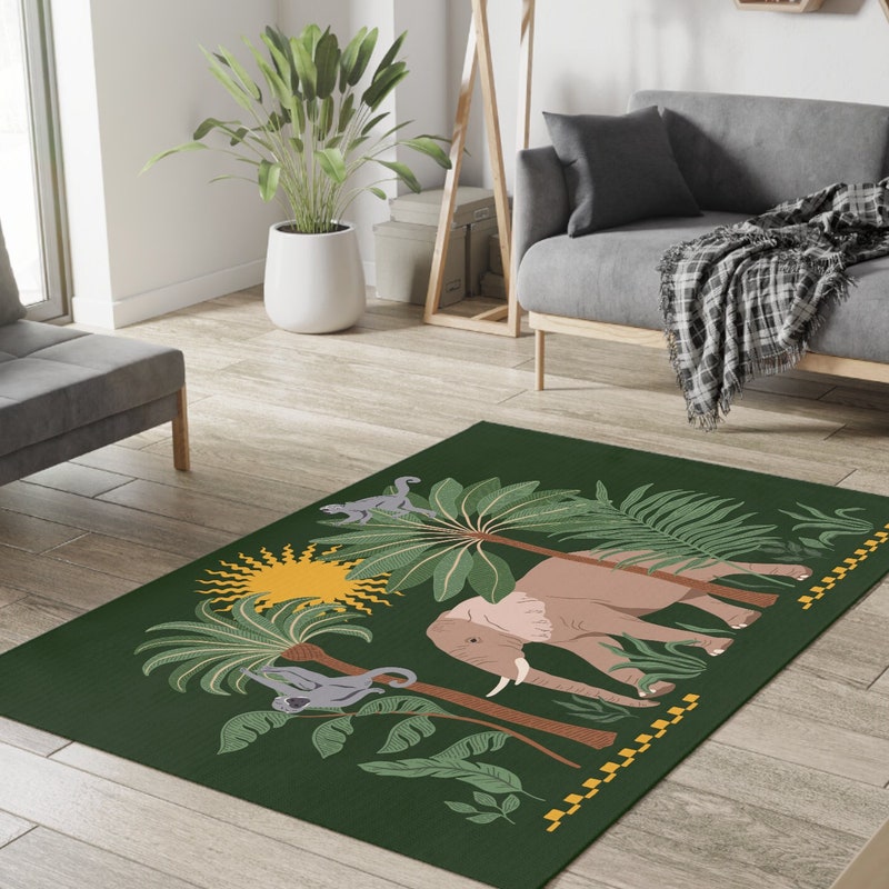 Elephant Rug - Etsy