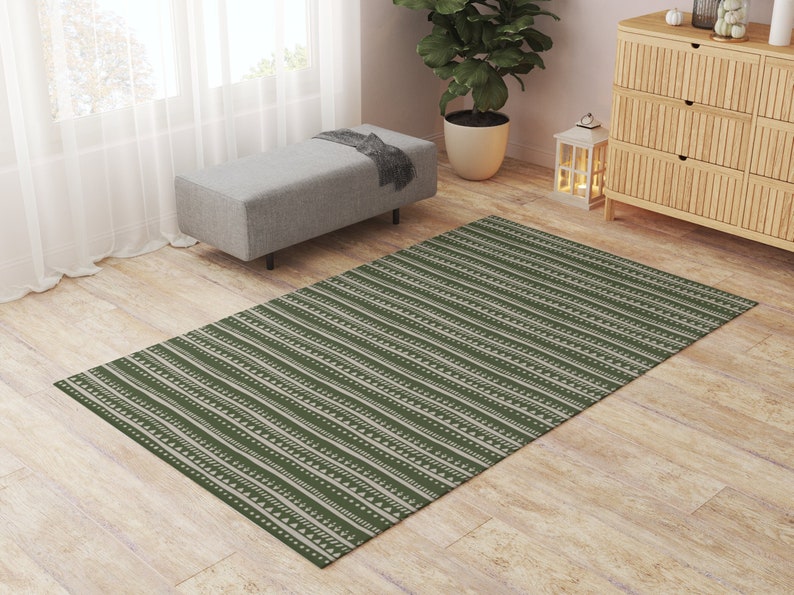 Jungle Forest Nursery Rug Green Rug for Kids Room Safari - Etsy