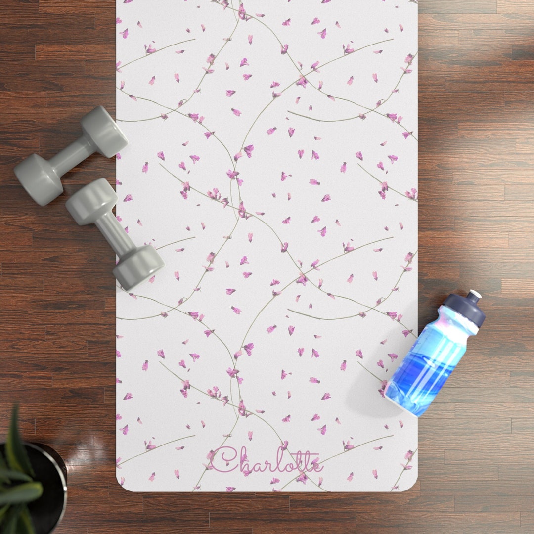 Personalized Yoga Mat, Aesthetic Exercise Mat, Custom Yoga Mat ...