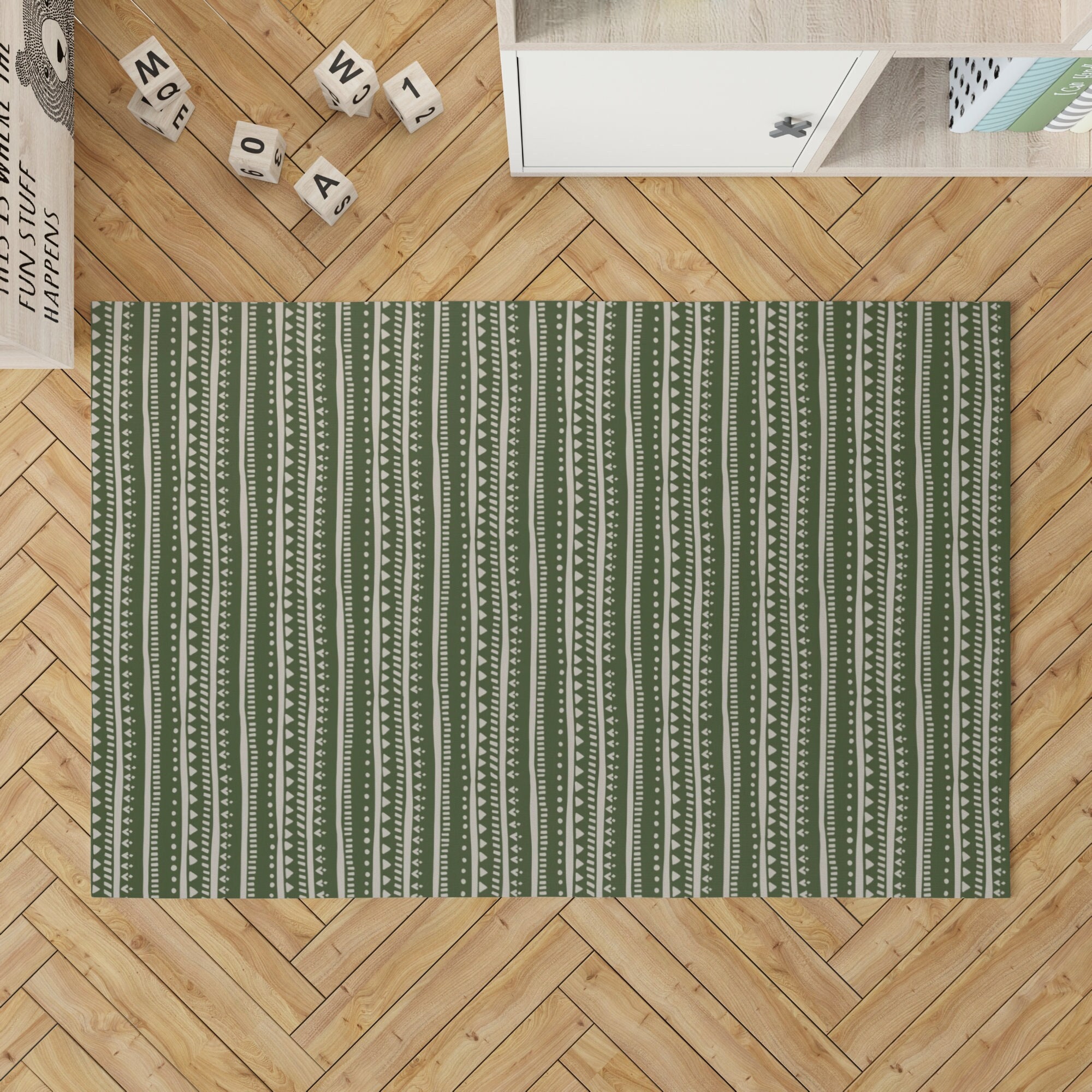 Jungle Forest Nursery Rug Green Rug for Kids Room Safari - Etsy