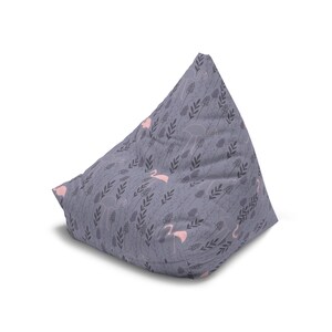 Aesthetic Bean Bag Chair Cover for Kids Toddlers Adult, Purple Bean Bag ...