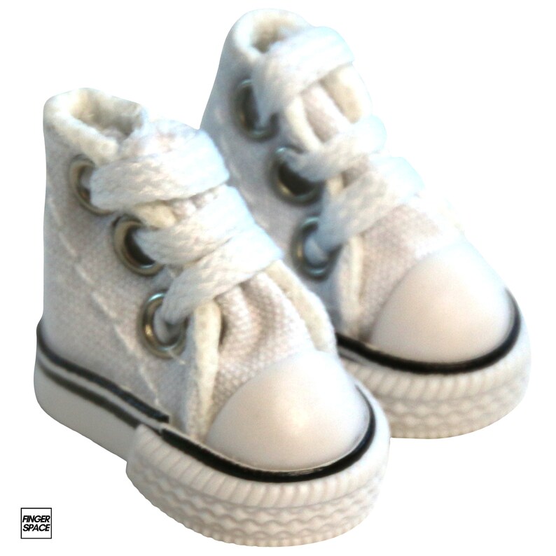 Miniature Canvas Finger Shoes for Fingerboarding and Finger Break Dance ...