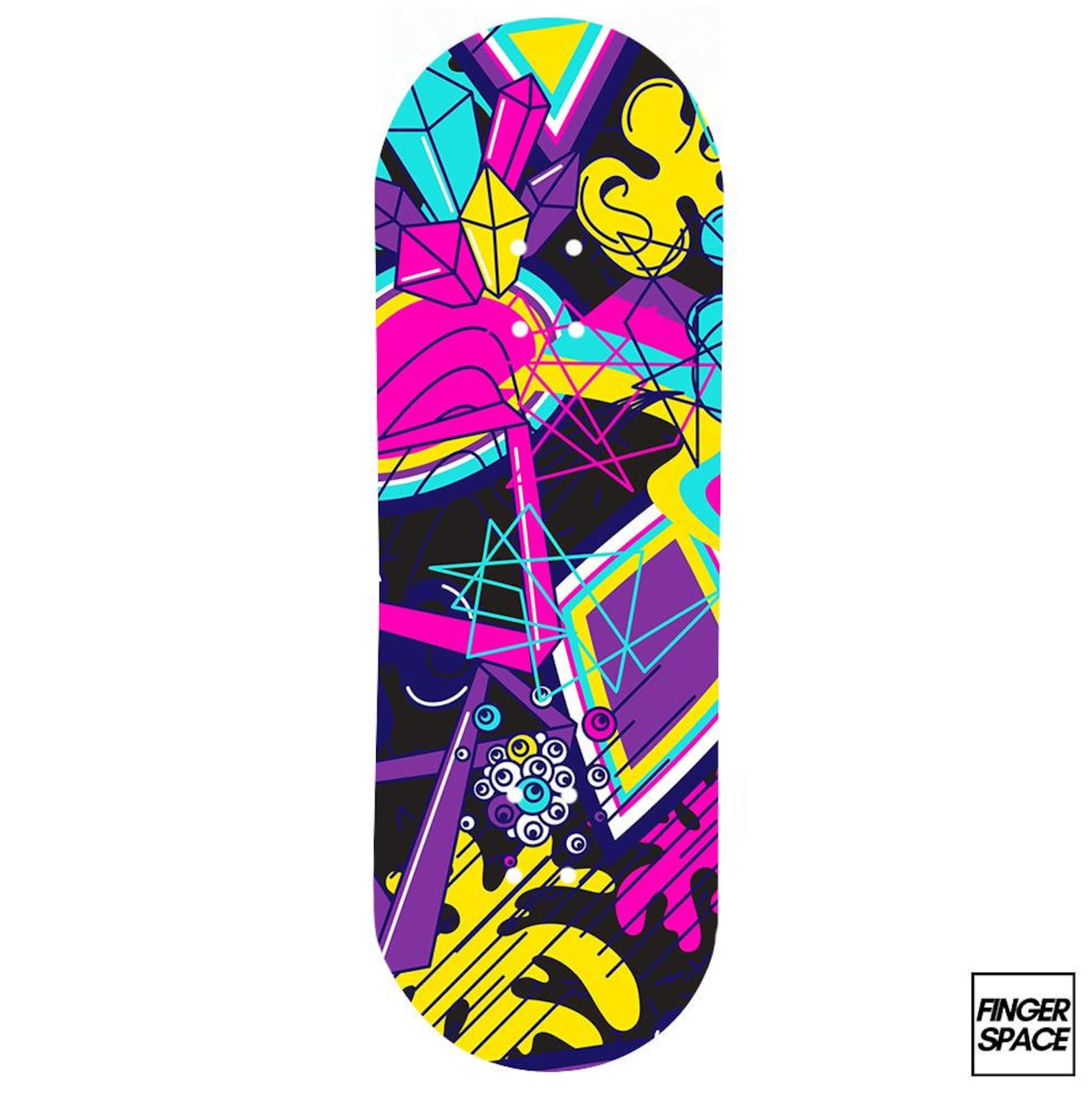 The "graffiti" Eco Series Graphic Fingerboard Deck by Finger Space - Etsy