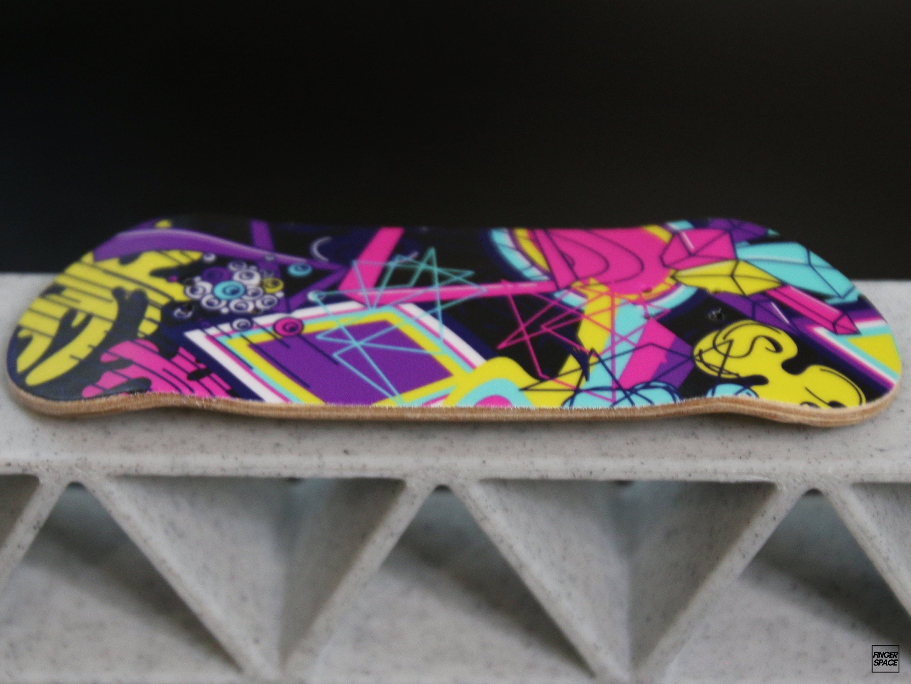 The "graffiti" Eco Series Graphic Fingerboard Deck by Finger Space - Etsy