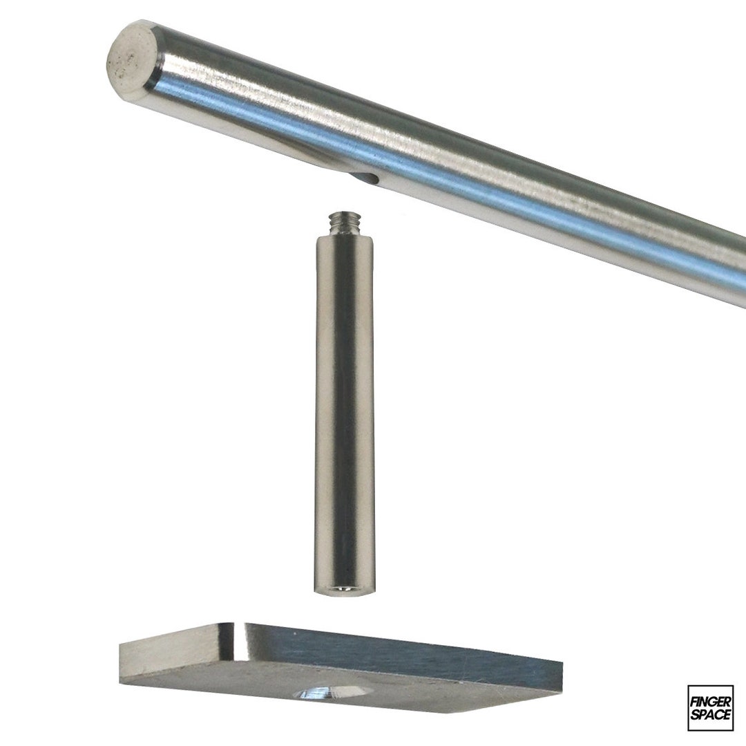 DIY Round Fingerboard Rail Kit - 11 Inch Long Silver Round Rail for ...