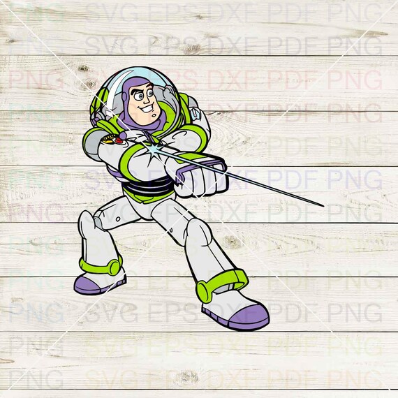 Clip Art & Image Files Papercraft Buzz Lightyear Toy Story 2 Svg Dxf ...