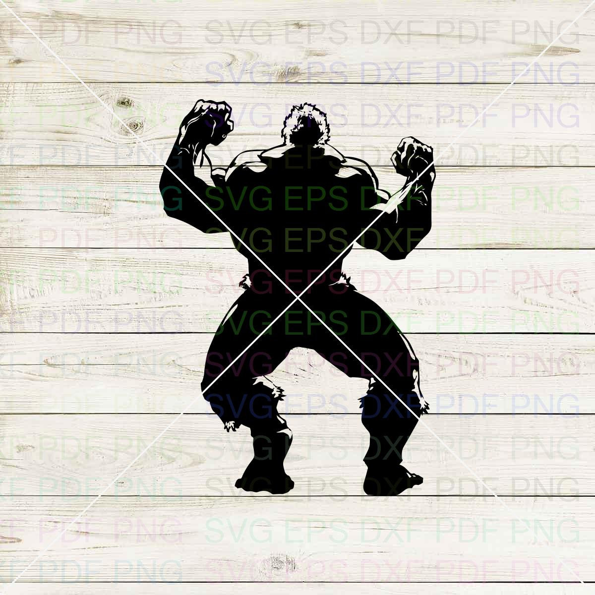 Hulk Silhouette Vector