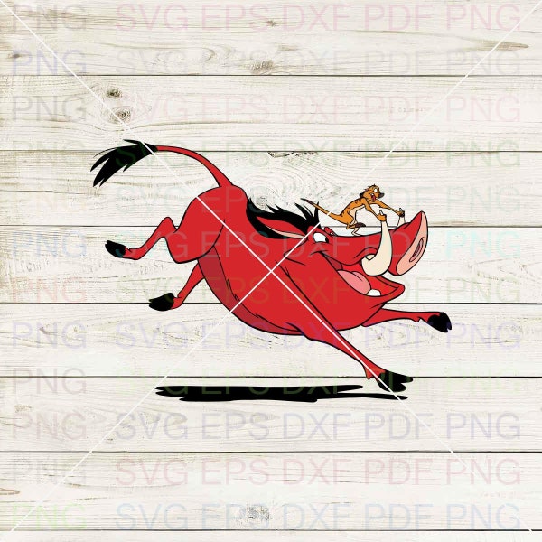 Timon and Pumbaa Vector - Etsy