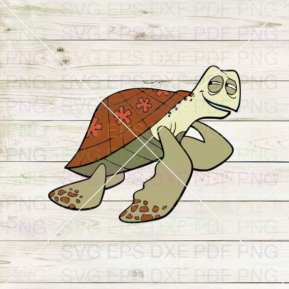 Clip Art & Image Files Vector Clipart Crush Finding Nemo 017 Svg Dxf ...