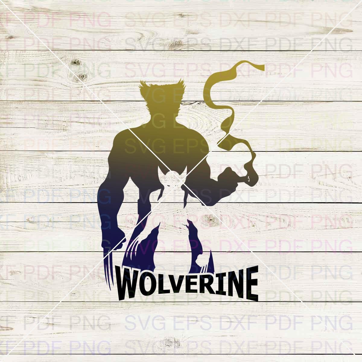 Scrapbooking Paper, Party & Kids Dxf Clipart Wolverine Cut Files ...