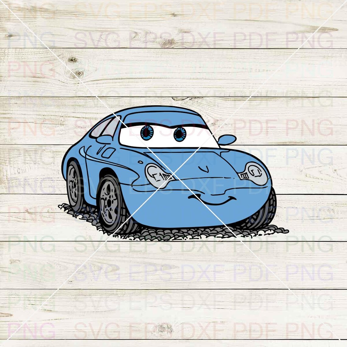 Sally Car Cars 017 Svg Dxf Eps Pdf Png Cricut Cutting File - Etsy Ireland